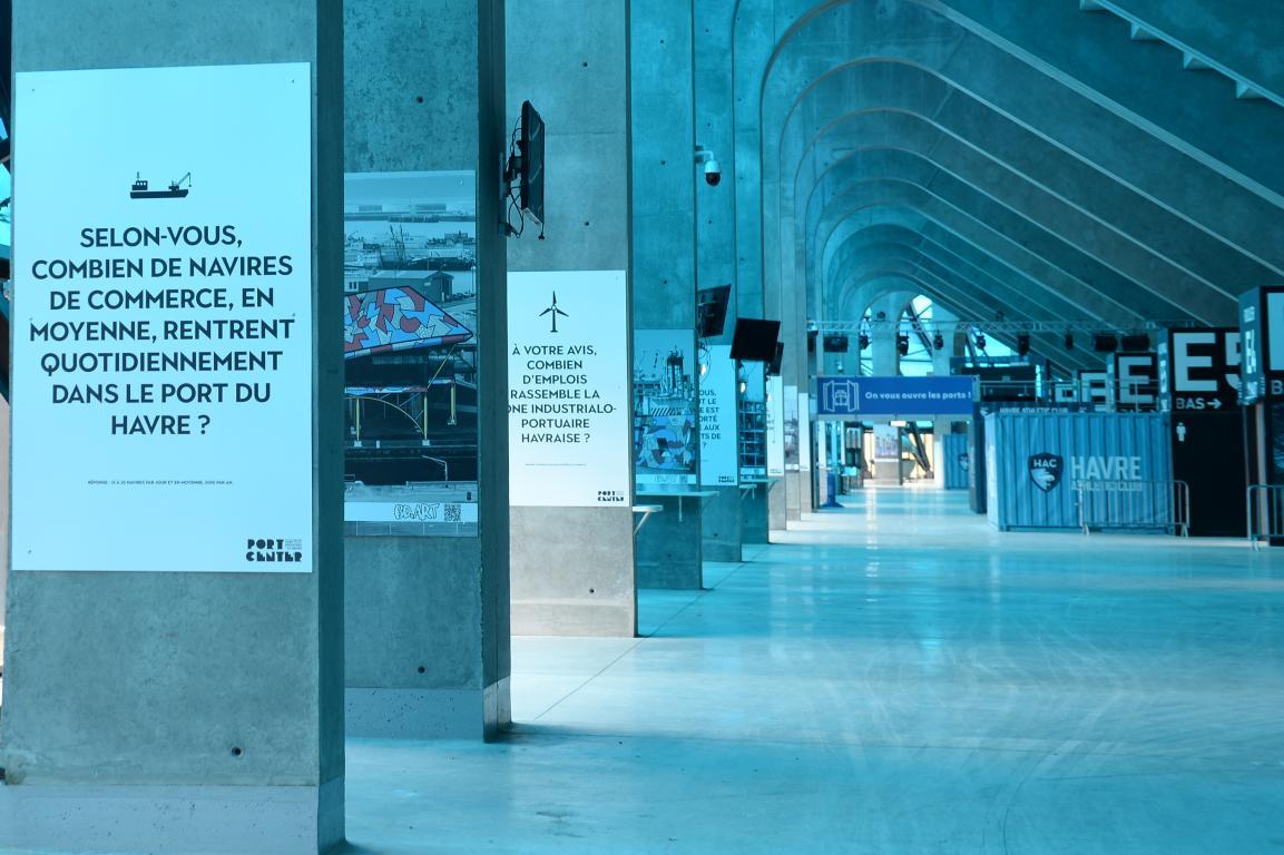 LH Port Center dans les travées du stade | HAROPA PORT