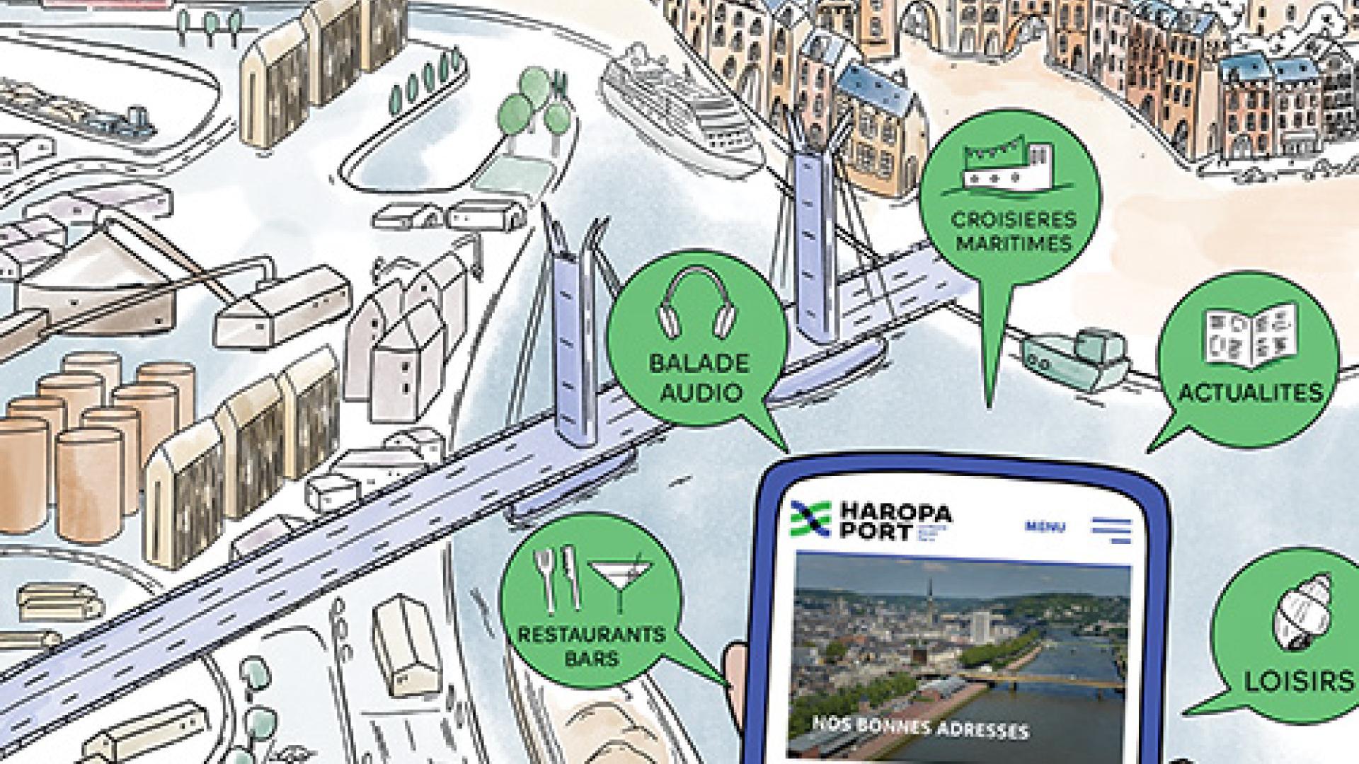 Une web app pour découvrir le port et les quais de Rouen | HAROPA PORT